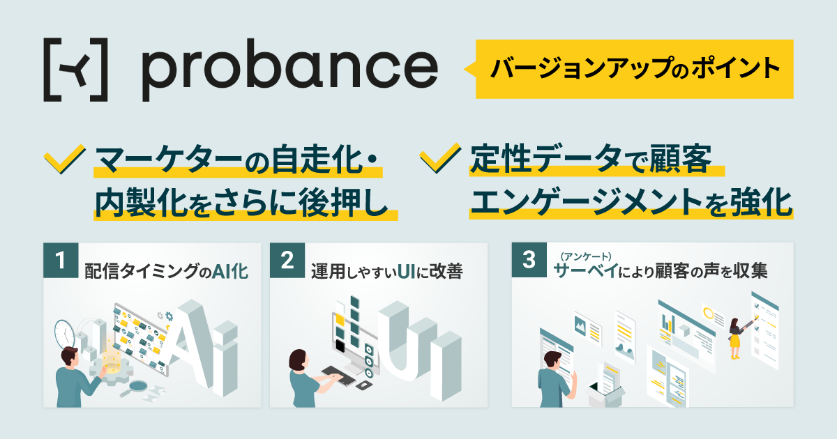 ブレインパッド、BtoC向けMA「Probance」のバージョンアップを発表 - ブレインパッド